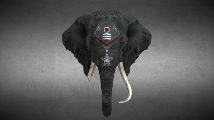 ArtStation - Elephant Head Texturing