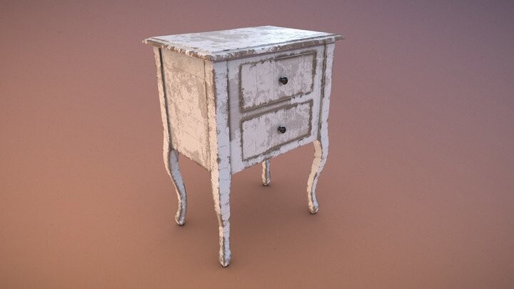 ArtStation - Realistic Side Table - Heros model