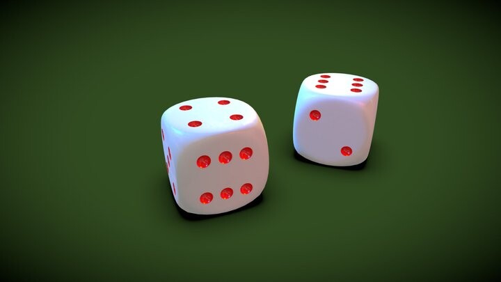 ArtStation - Gambling dices.