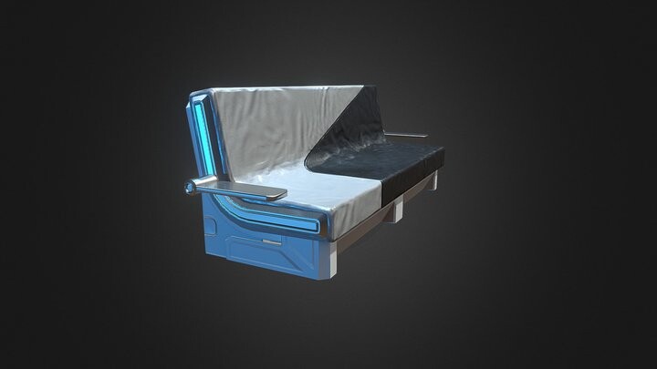 ArtStation - Sci-Fi Lounge Couch
