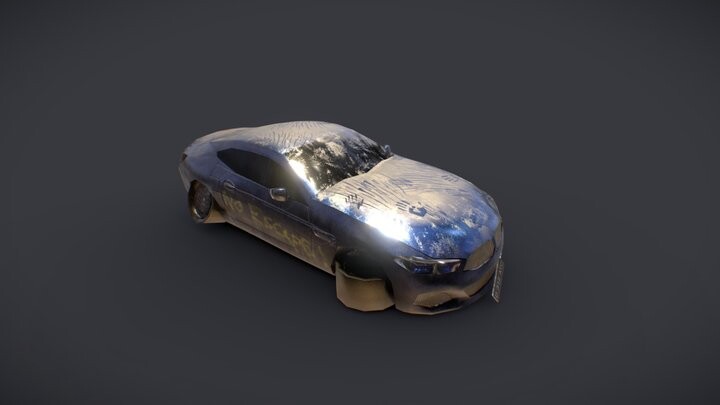 ArtStation - Commission Project - Abandoned Car