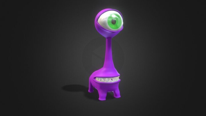 ArtStation - Eyeball Monster