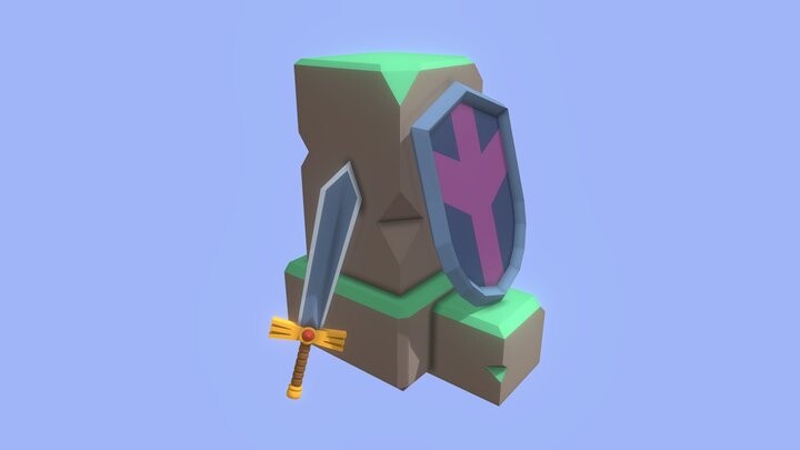 ArtStation - Tunic sword and shield fanart