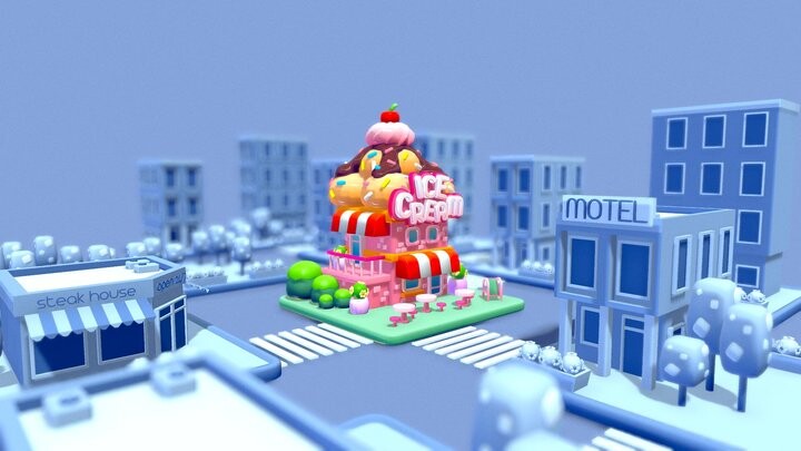 ArtStation - (FREE) Ice Cream Shop
