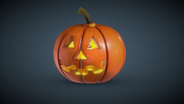 ArtStation - Halloween pumpkin
