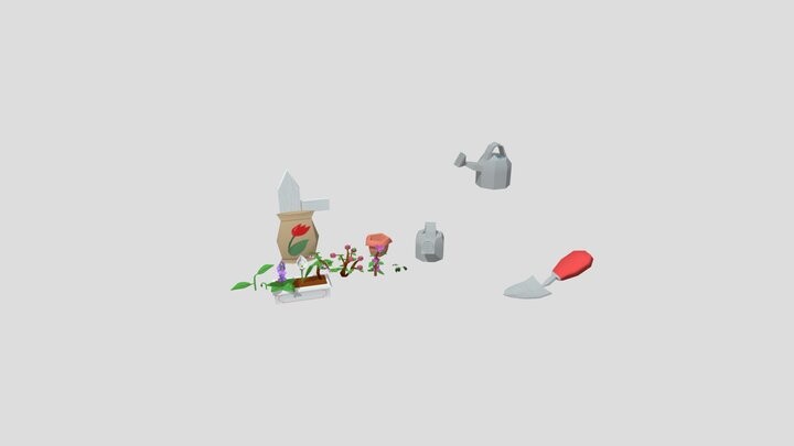 ArtStation - 3D Project - Garden Assets
