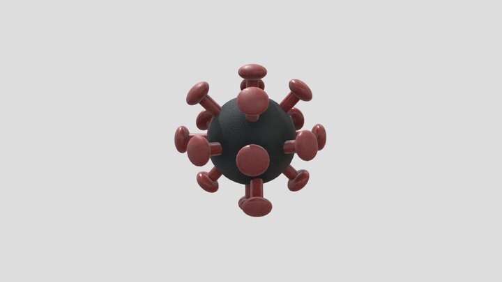 ArtStation - Covid virus model