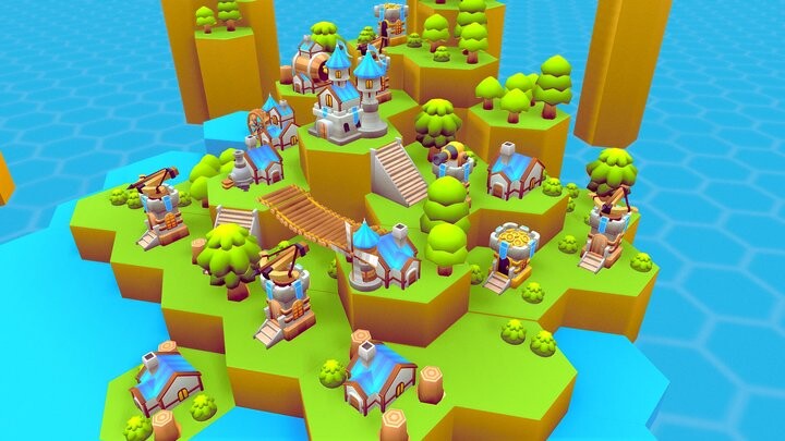 ArtStation - (FREE) Low Poly Game Assets