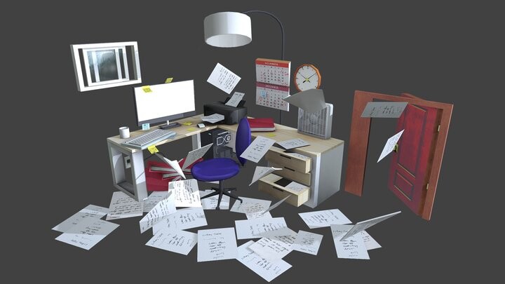 ArtStation - Messy Room