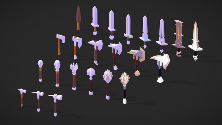 ArtStation - Albion Online Weapon Study