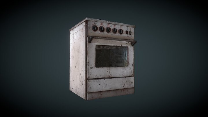 ArtStation - Old Rusty Stove