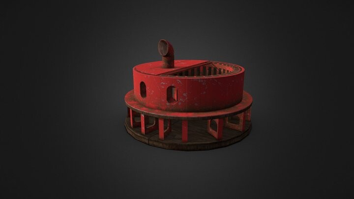 ArtStation - Ironclad Turret Design