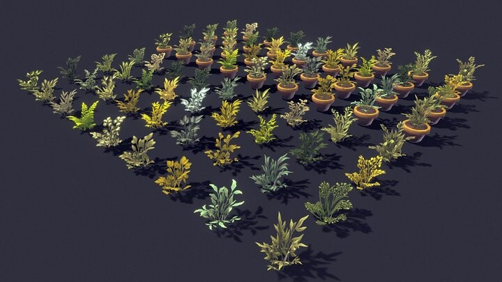 ArtStation - Stylize Plants Pack 03