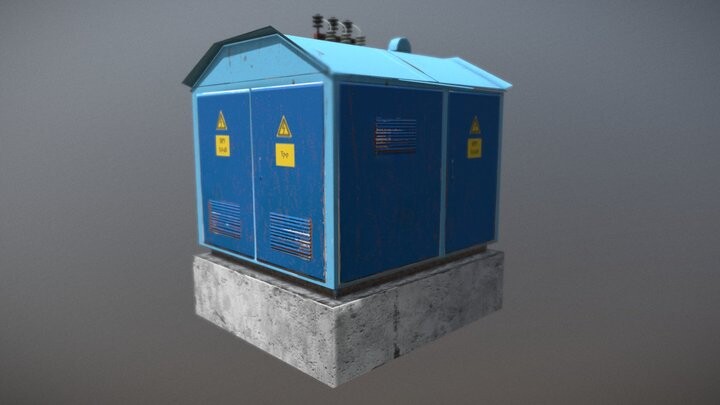 ArtStation - Transformer Substation