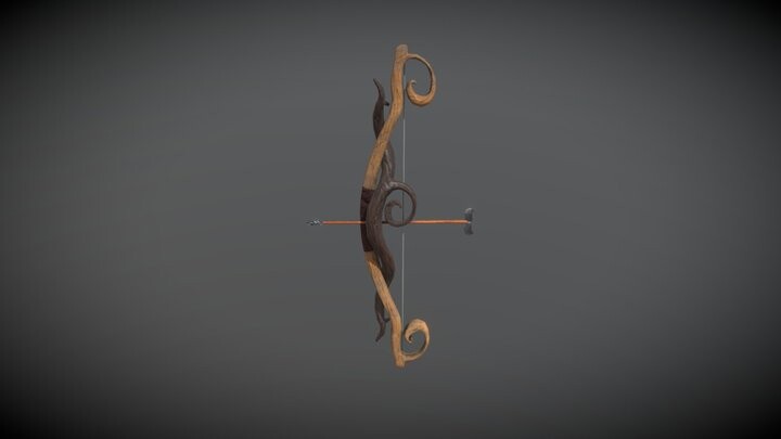 ArtStation - Wood Bow