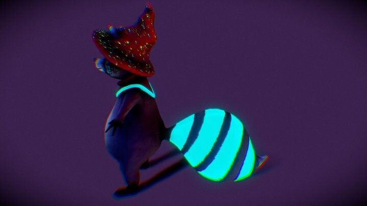 ArtStation - Ray the Raccoon