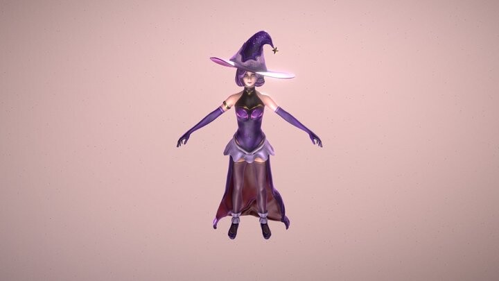 ArtStation - Mage 3d model