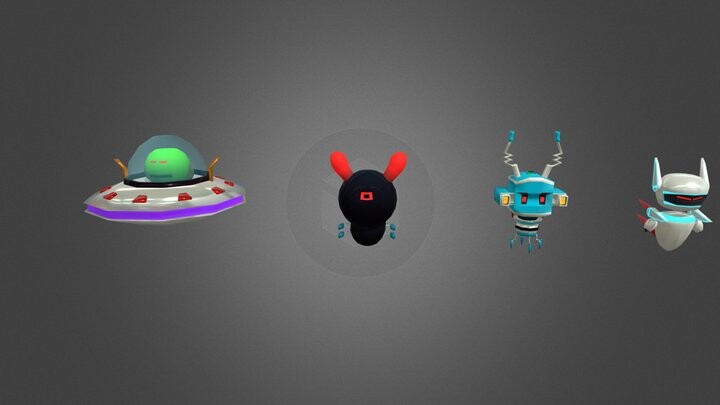 ArtStation - Enemy Robots Elementals