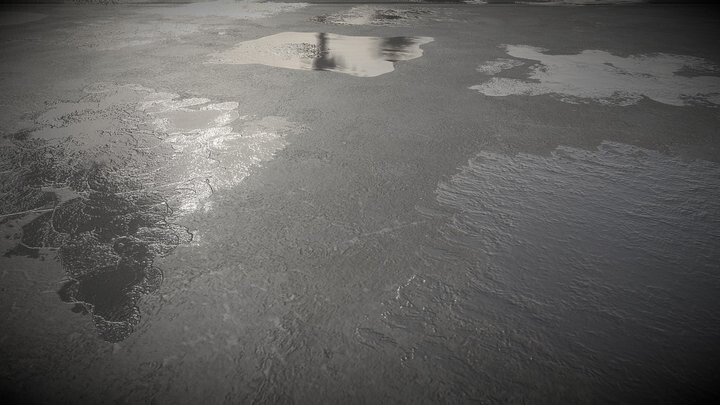 ArtStation - Water Puddle Decals