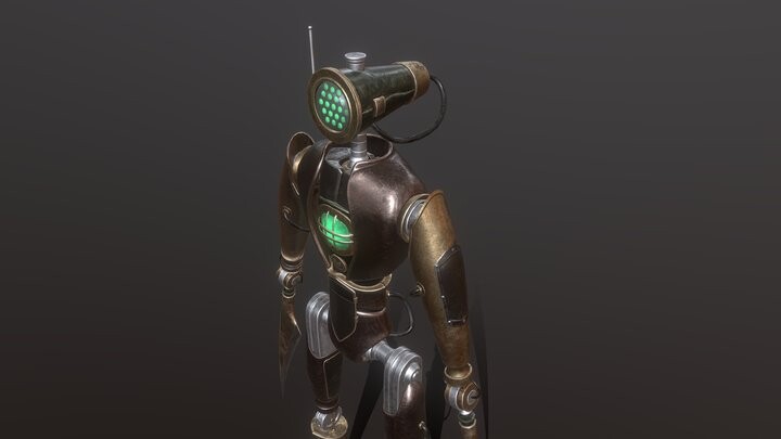 ArtStation - Steampunk Robot