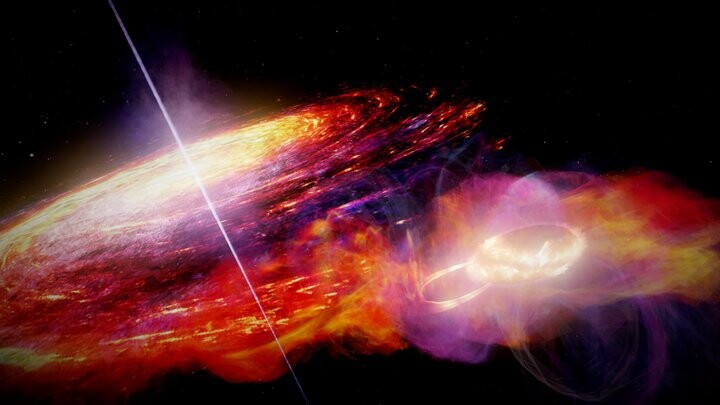 ArtStation - Black hole tidal disruption event (TDE)