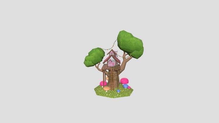 ArtStation - Fairy Treehouse