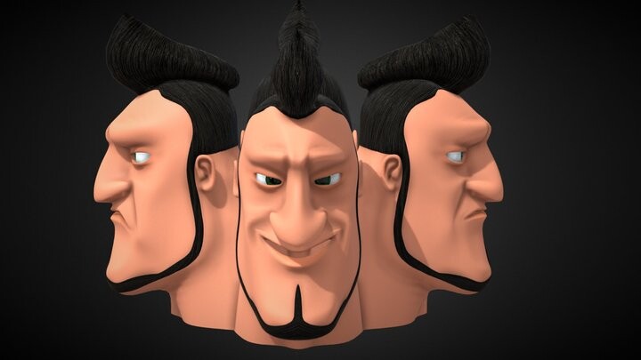 ArtStation - Character Head Strongman