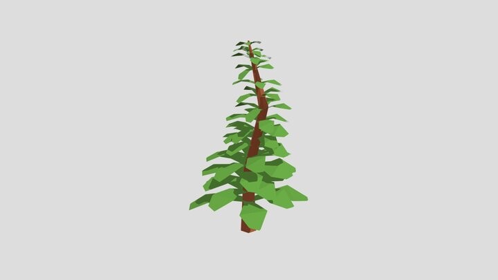 ArtStation - Tree with Leaves / PolyNature - Low Poly Nature Asset Pack
