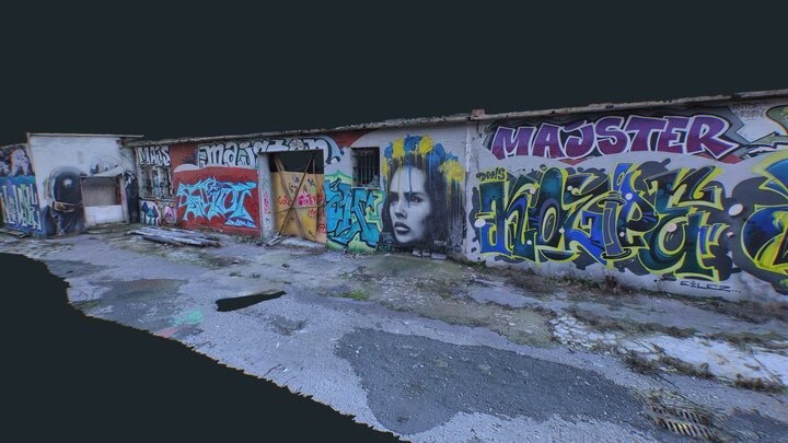 ArtStation - Graffiti wall scan