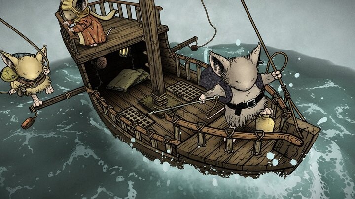 ArtStation - Mouse Guard - Conrad's ship