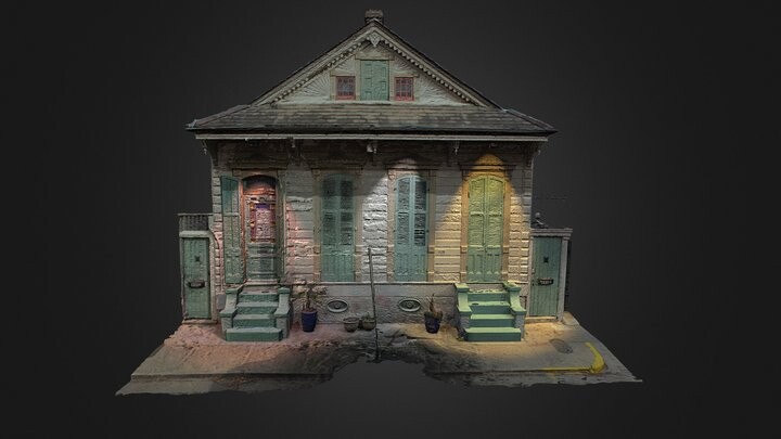 ArtStation - Burgundy St. New Orleans. - DSLR Photogrammetry.