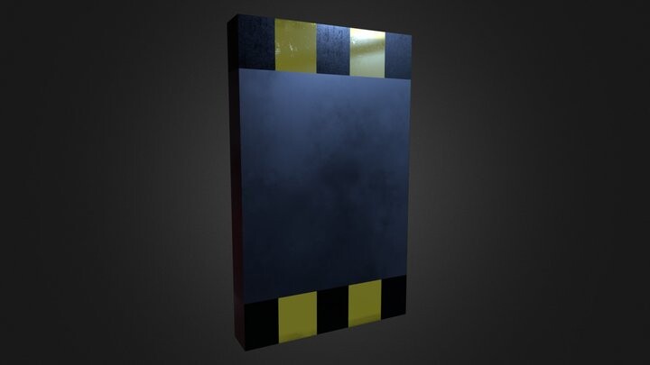 ArtStation - Basic Textured Security Door