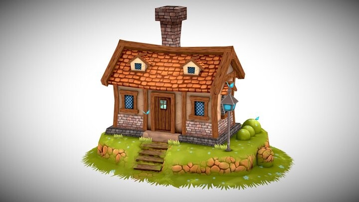 ArtStation - Stylized House