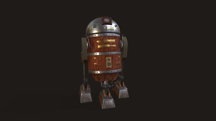ArtStation - Steampunk R2D2