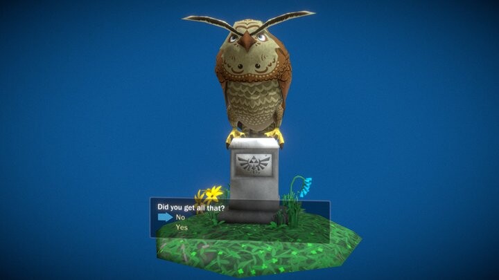 ArtStation - Character: Kaepora Gaebora (Legend of Zelda)