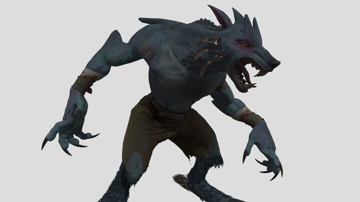 ArtStation - Demon Werewolf Full Texture