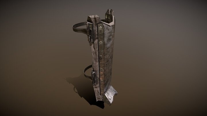 ArtStation - Post apo leg armor