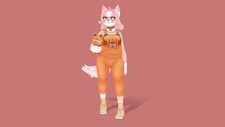 ArtStation - Nar the Cat Character Model