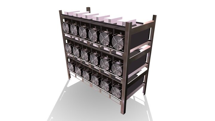 ArtStation - Crypto Mining Rack