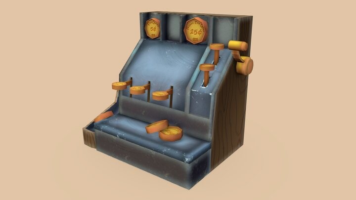 ArtStation - Stylized Cash Register