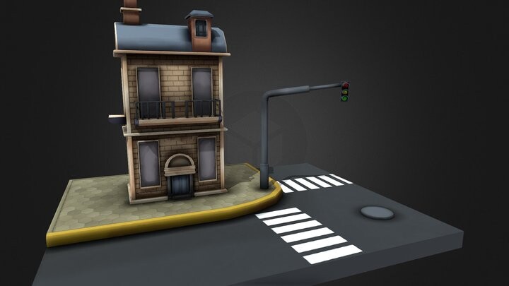 ArtStation - Stylized Building