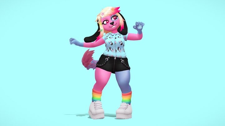 ArtStation - Bubbles Character Model