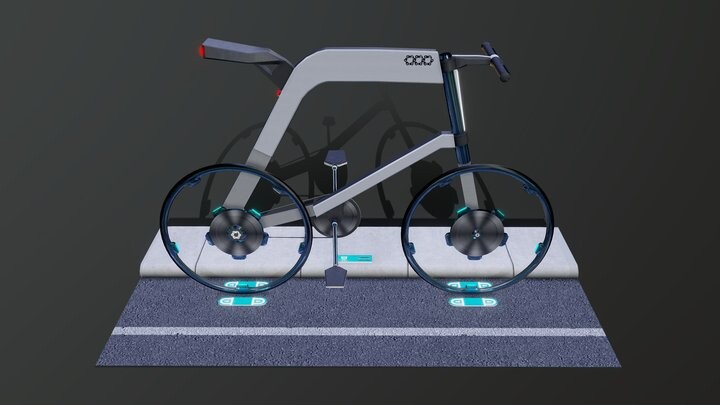 ArtStation - Electromagnetic Bicycle