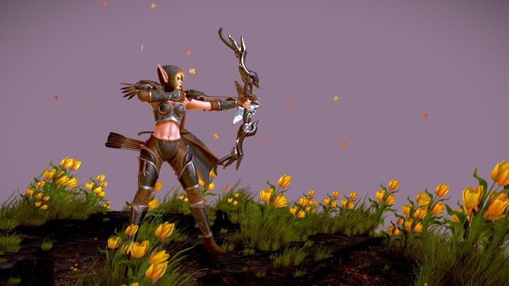 ArtStation - Sylvanas Windrunner - Ranger-General(Alive)