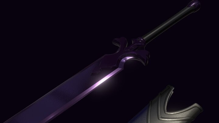 ArtStation - Night-Sky Blade (Sword Art Online)