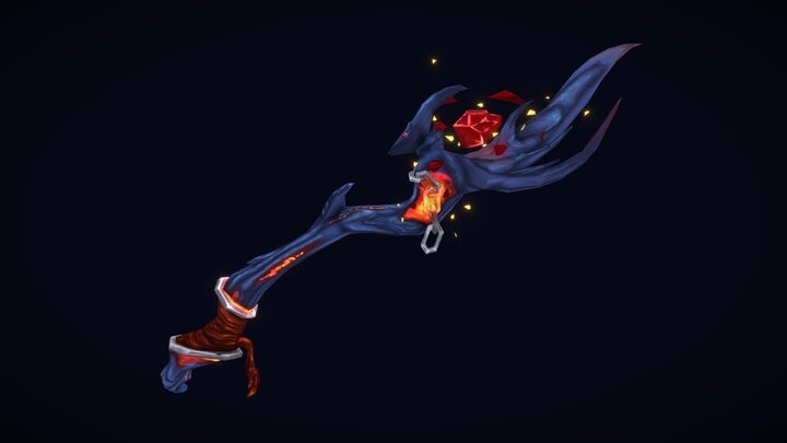 ArtStation - Magical Dark Elf Staff