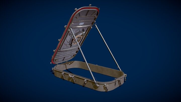 ArtStation - U.S. Navy QAWT Raised Scuttle Hatch