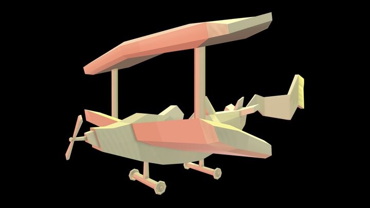 ArtStation - Plane - Low Poly