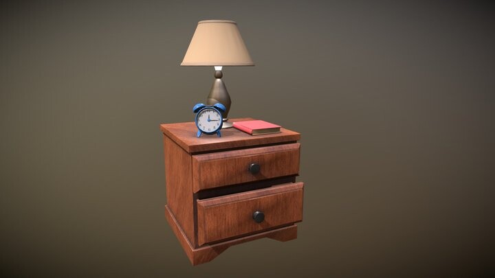 ArtStation - Bedside table / Mesita de luz