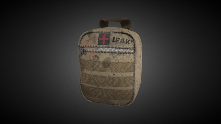 ArtStation - Individual First Aid Kit (IFAK,Desert color) If sketchfab ...